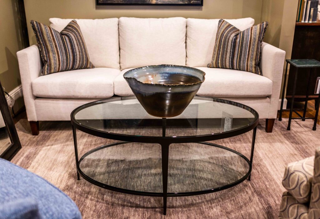 Charleston Forge Ellipse Cocktail Table | Reid's Fine Furnishings